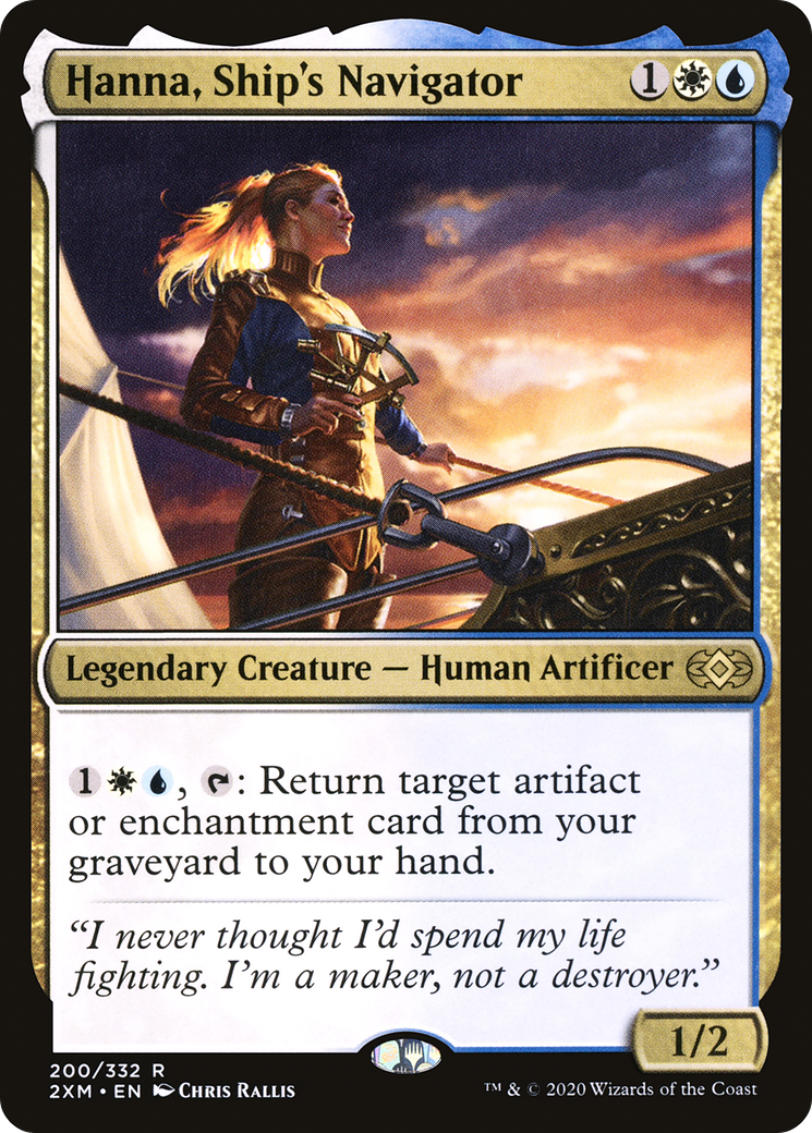 Hanna, Ship's Navigator | Double Masters | Foil – GameGalaxy