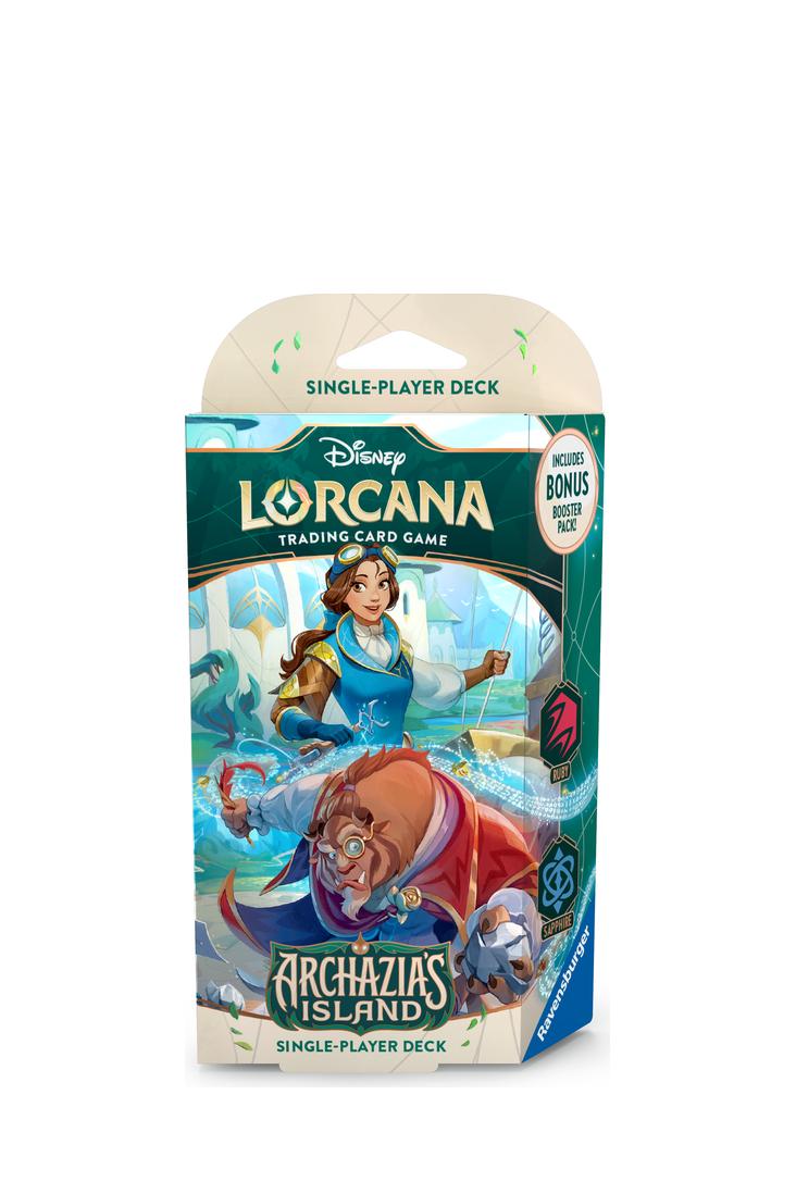 Disney Lorcana - Archazia's Island: Belle and Beast Starter Deck ...
