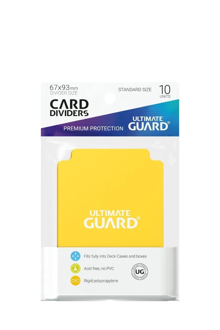 Ultimate Guard - 10 Kartentrenner Standardgrösse - Gelb – GameGalaxy